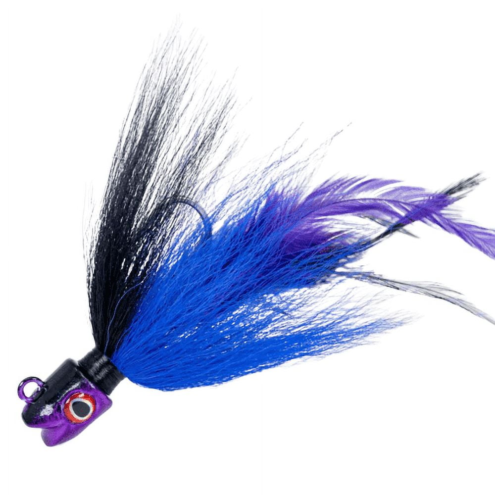 S&S Bucktails Smiling Bill - 1 1/4oz - Blurple - Walmart.com