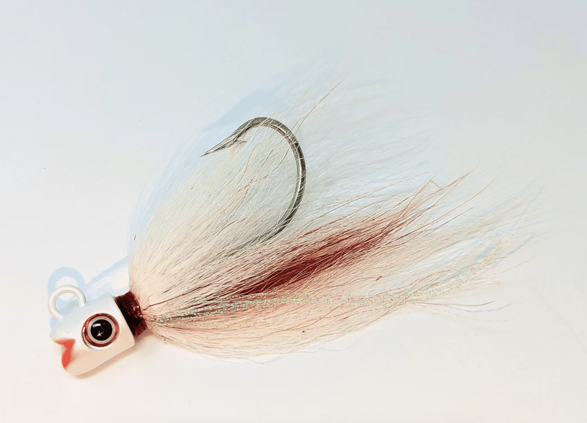 S&S Bucktails Smiling Bill - 1/2oz - White Pearl - Walmart.com