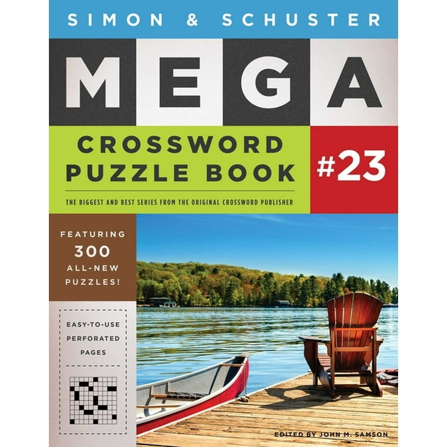 S&S Mega Crossword Puzzles: Simon & Schuster Mega Crossword Puzzle Book ...
