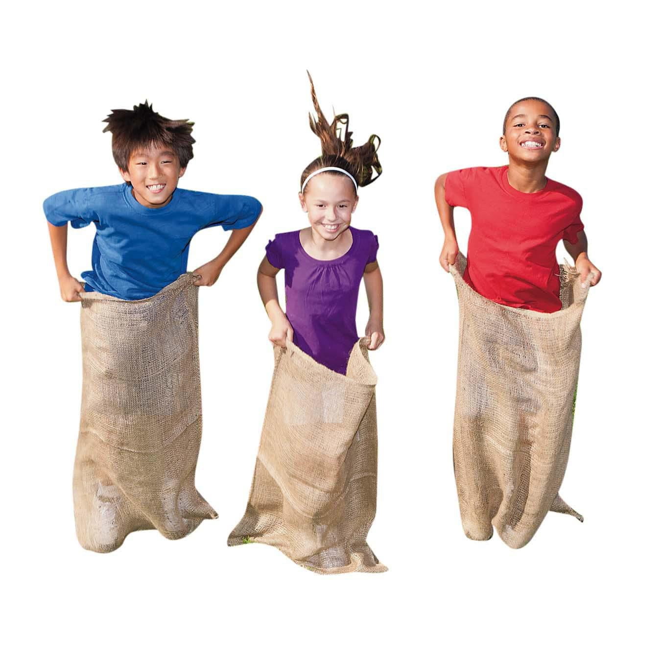 S&S Worldwide Burlap Potato Race Bags, 35”x21”, Pack of 12, Great for ...