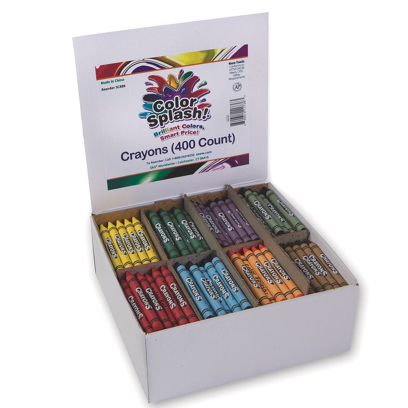 S&S Worldwide Color Splash!® Crayons. Excellent Quality, Superior Value ...