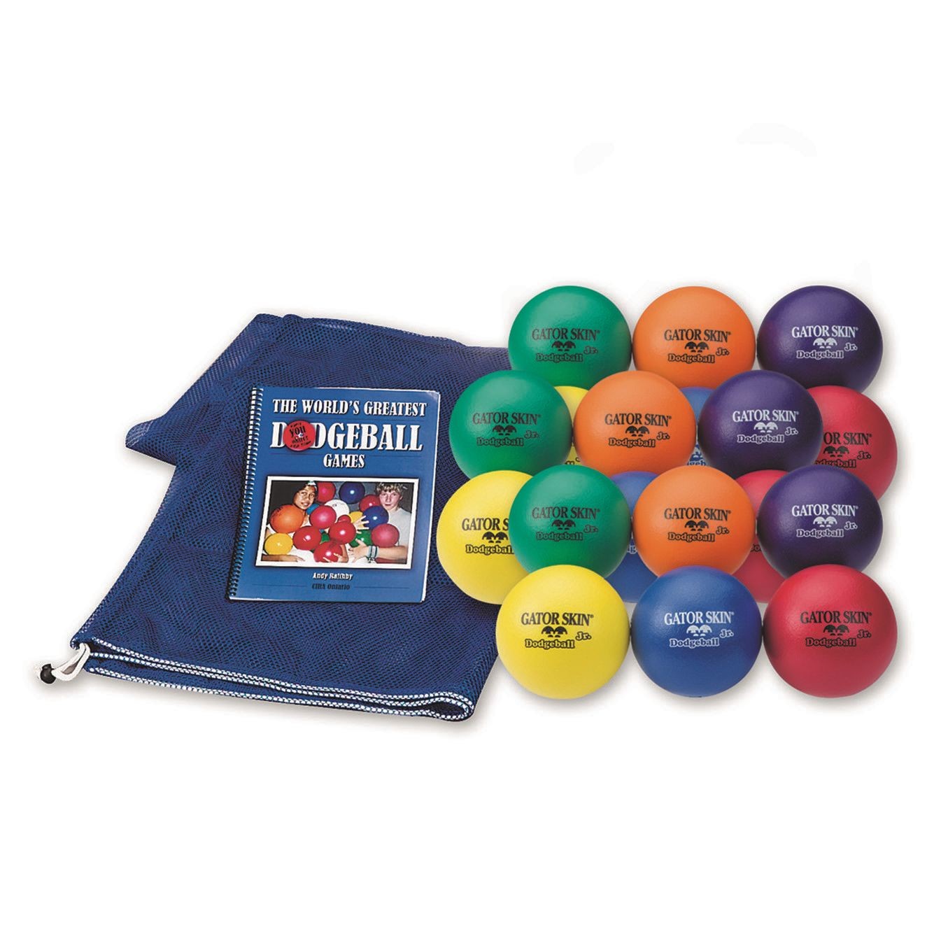 S&S Worldwide Gator Skin Early Elementary School Dodgeball 18 Ball Pack ...