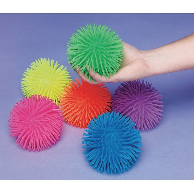 S&S Worldwide Large Puffer Balls for Sensory, Tactile and Fidget Fun. 4 ...