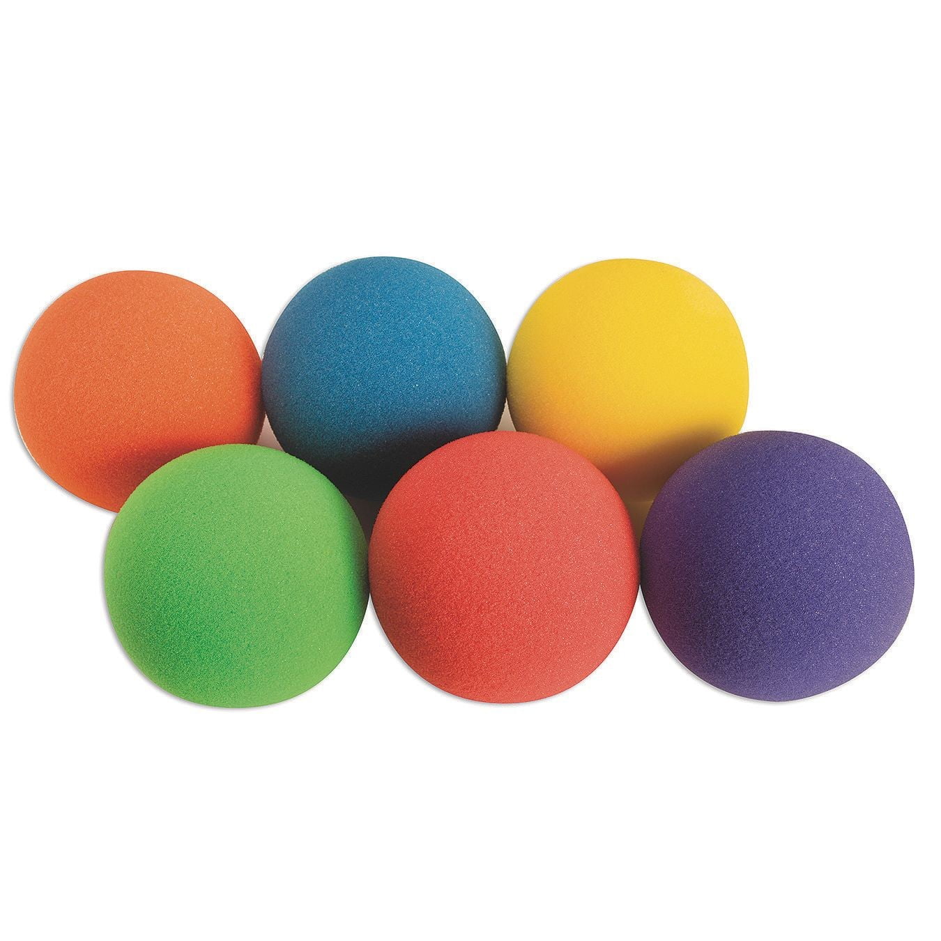S&S Worldwide Spectrum Light Foam Ball Set, 7" Uncoated Balls in ...