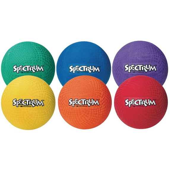 S&S Worldwide Spectrum Playground Balls, 8-1/2". Classic 2-Ply ...