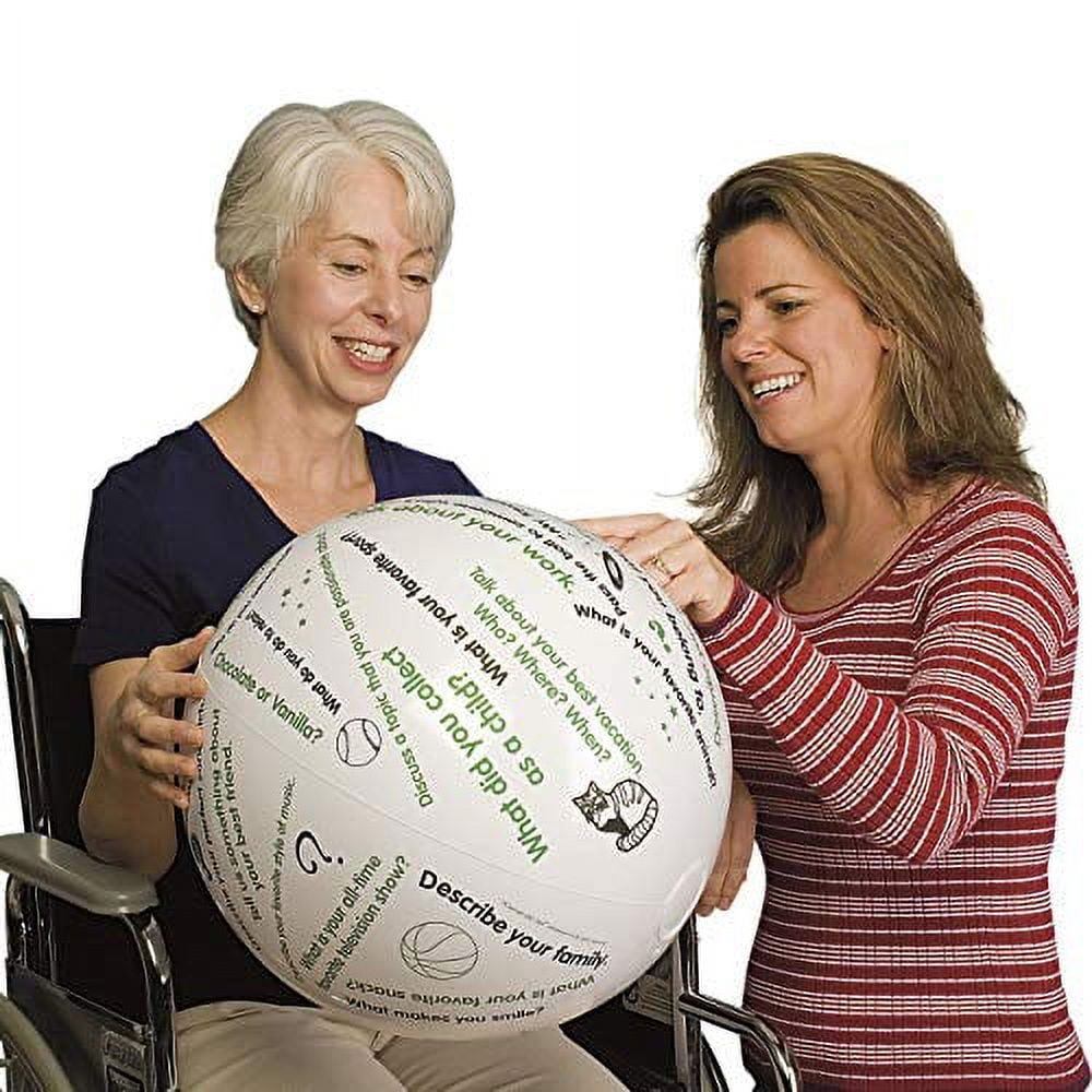 S&S Worldwide Toss 'n Talk-About Getting Acquainted Ball - Walmart.com