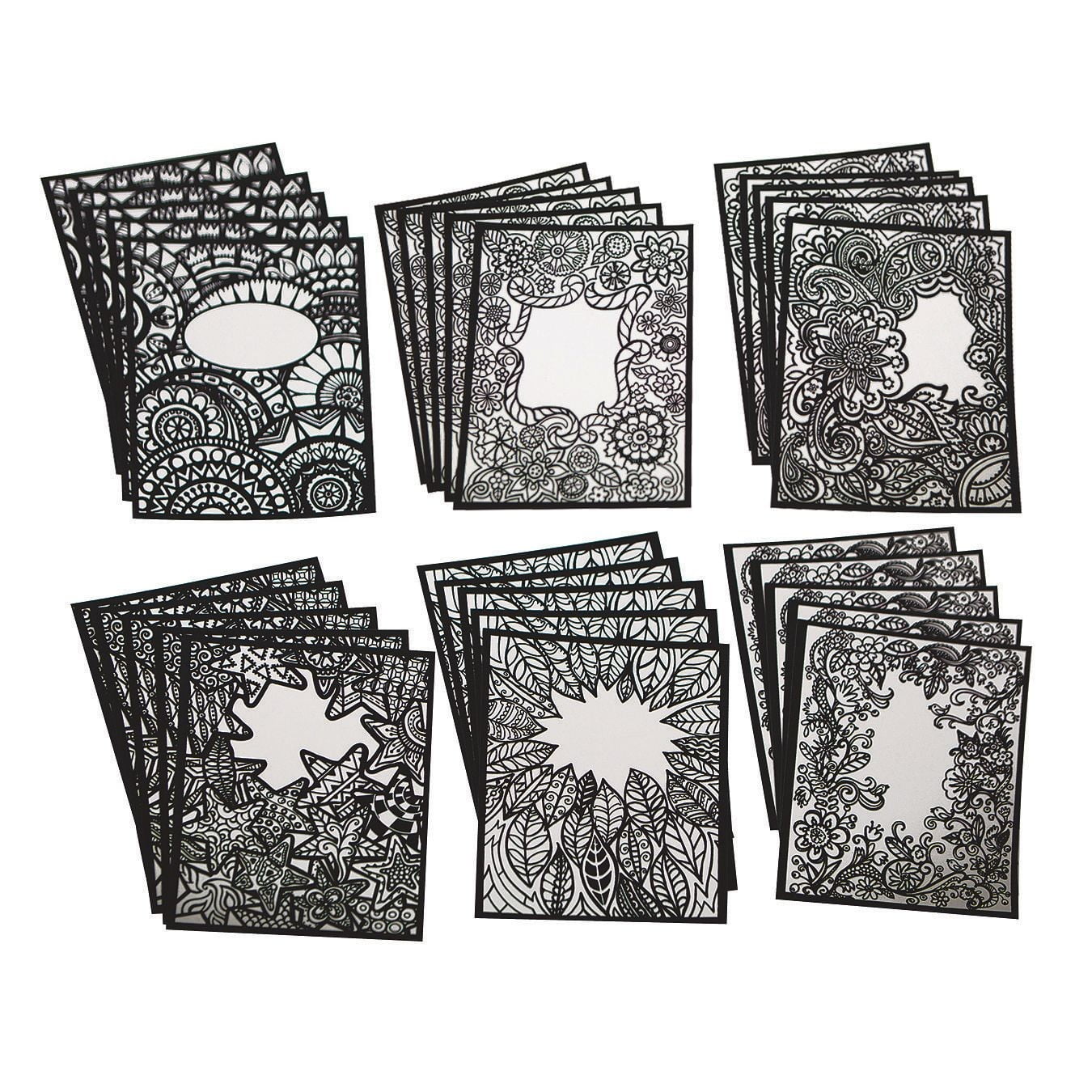 S&S Worldwide Velvet Art Posters to Personalize, 5 each of 6 Designs ...