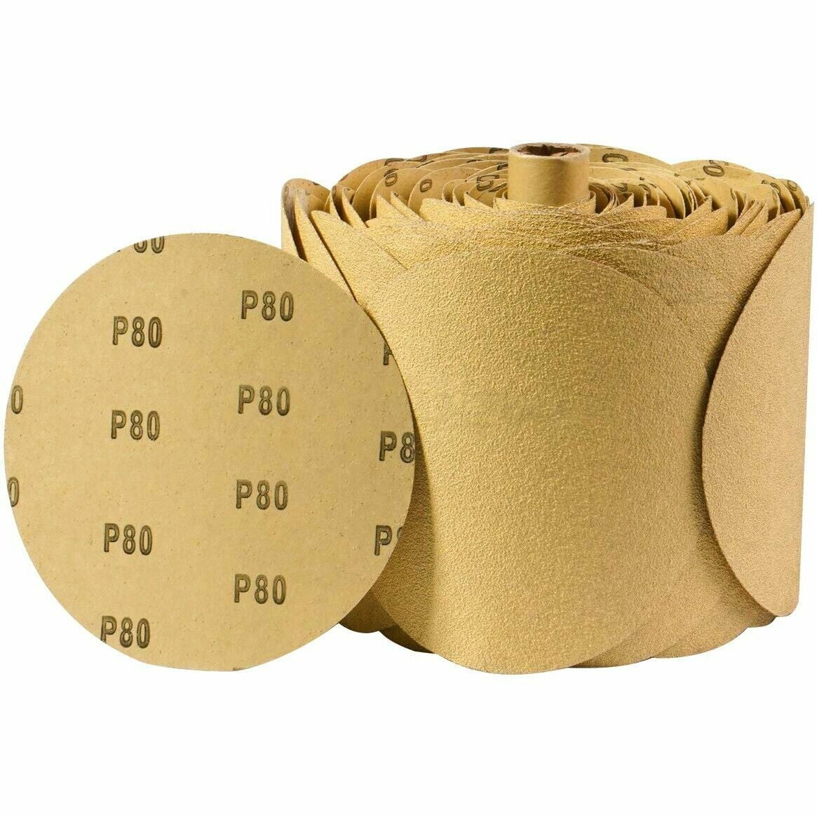 S SATC 80 Grit 6 Inch Sticky Back Sanding Disc, 100 Pack PSA - Walmart.com