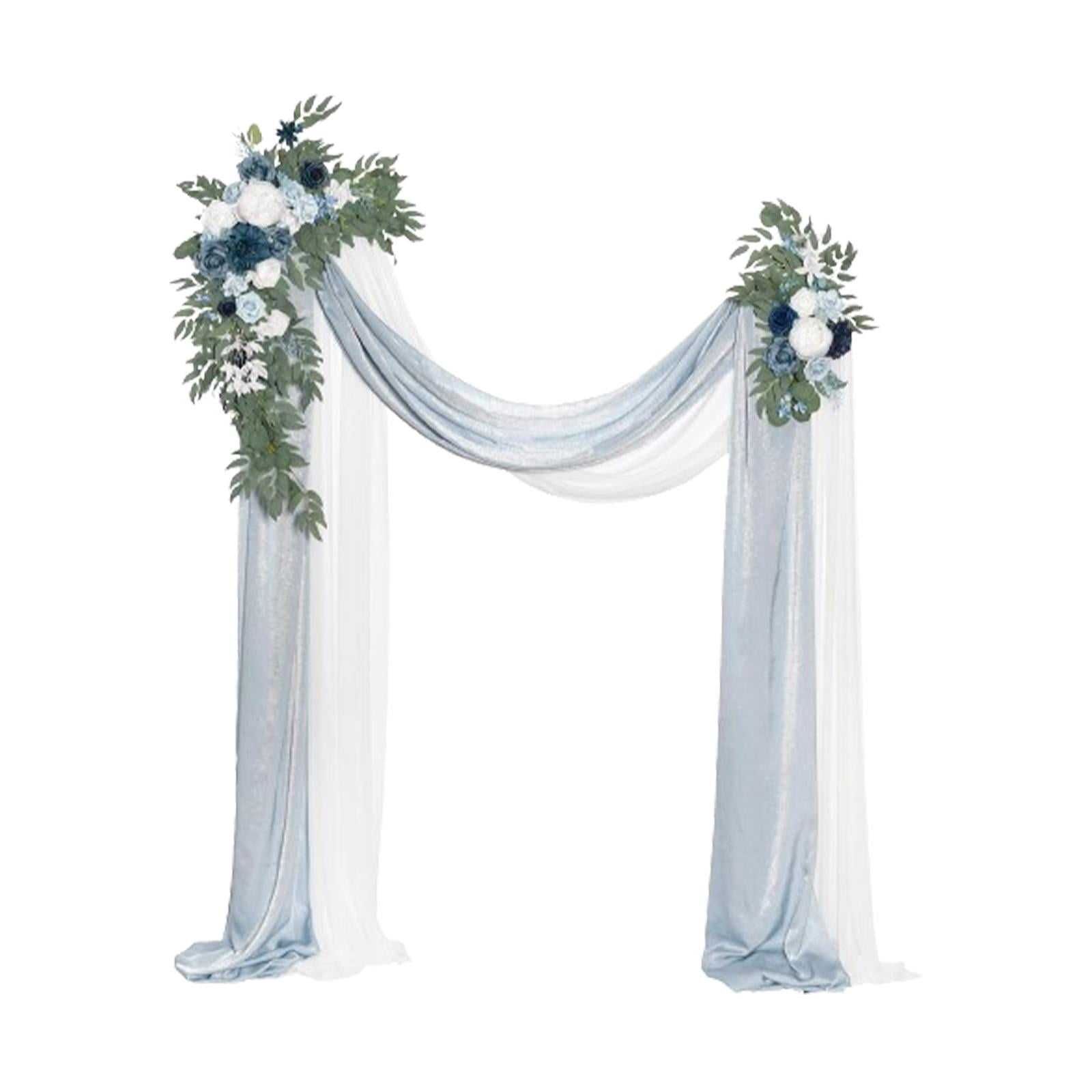 S SERENABLE Artificial Wedding Arch Flowers Kit Artificial Flower ation ...