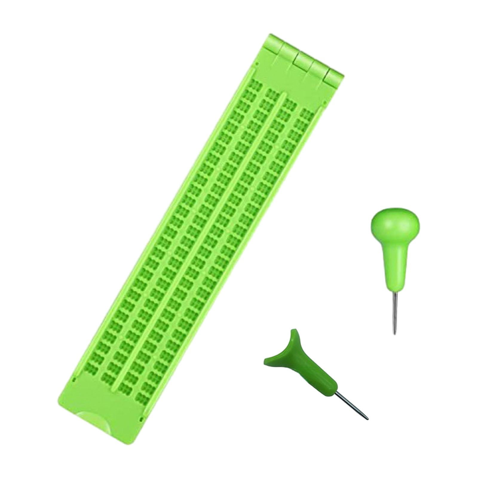 S SERENABLE Braille Writing Board Education Supplies for Visually ...