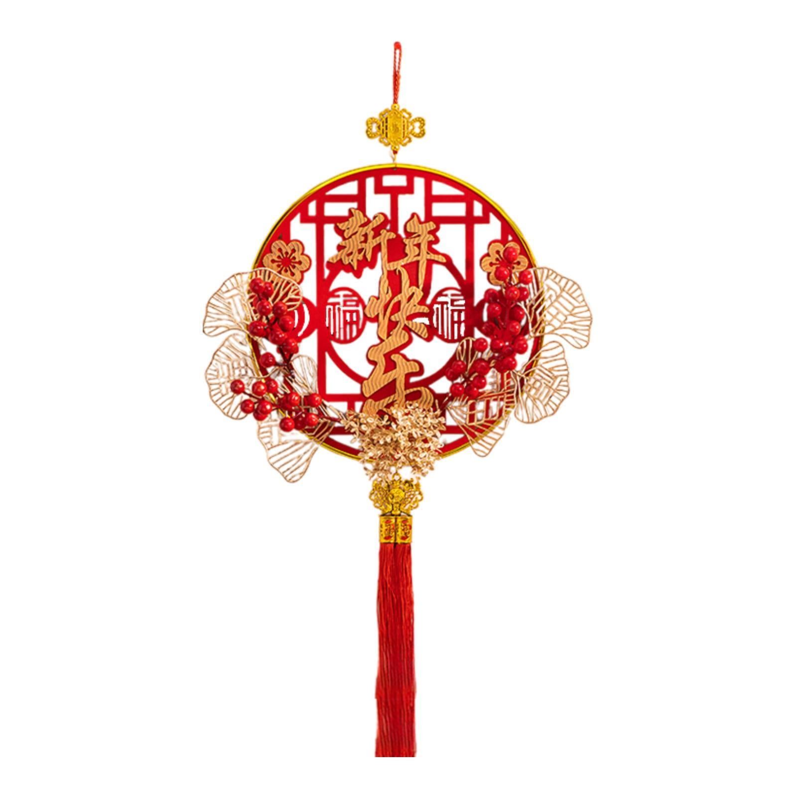 S SERENABLE Chinese New Year Hanging Decoration Door Sign for Party ...