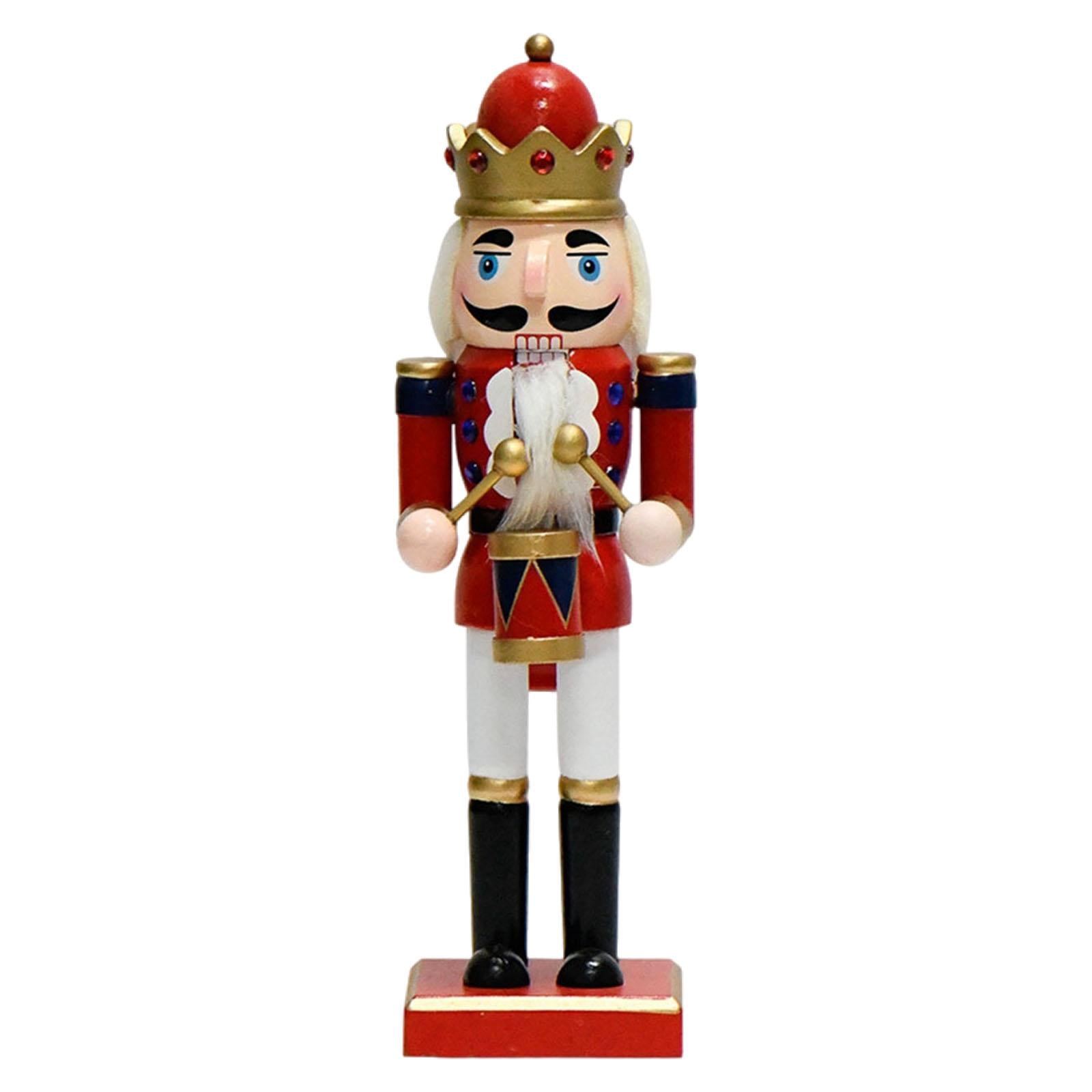 S SERENABLE Christmas Decor Nutcracker Figurine Statue Traditional ...