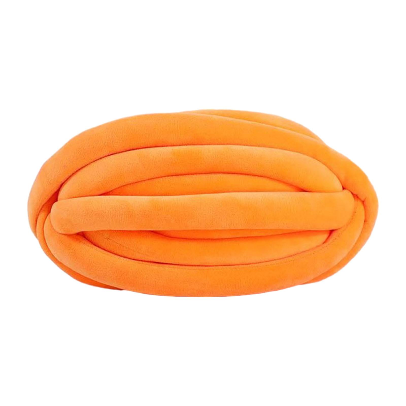 S SERENABLE Chunky Yarn Jumbo Tubular Yarn Hand Knit Soft Knitting ...