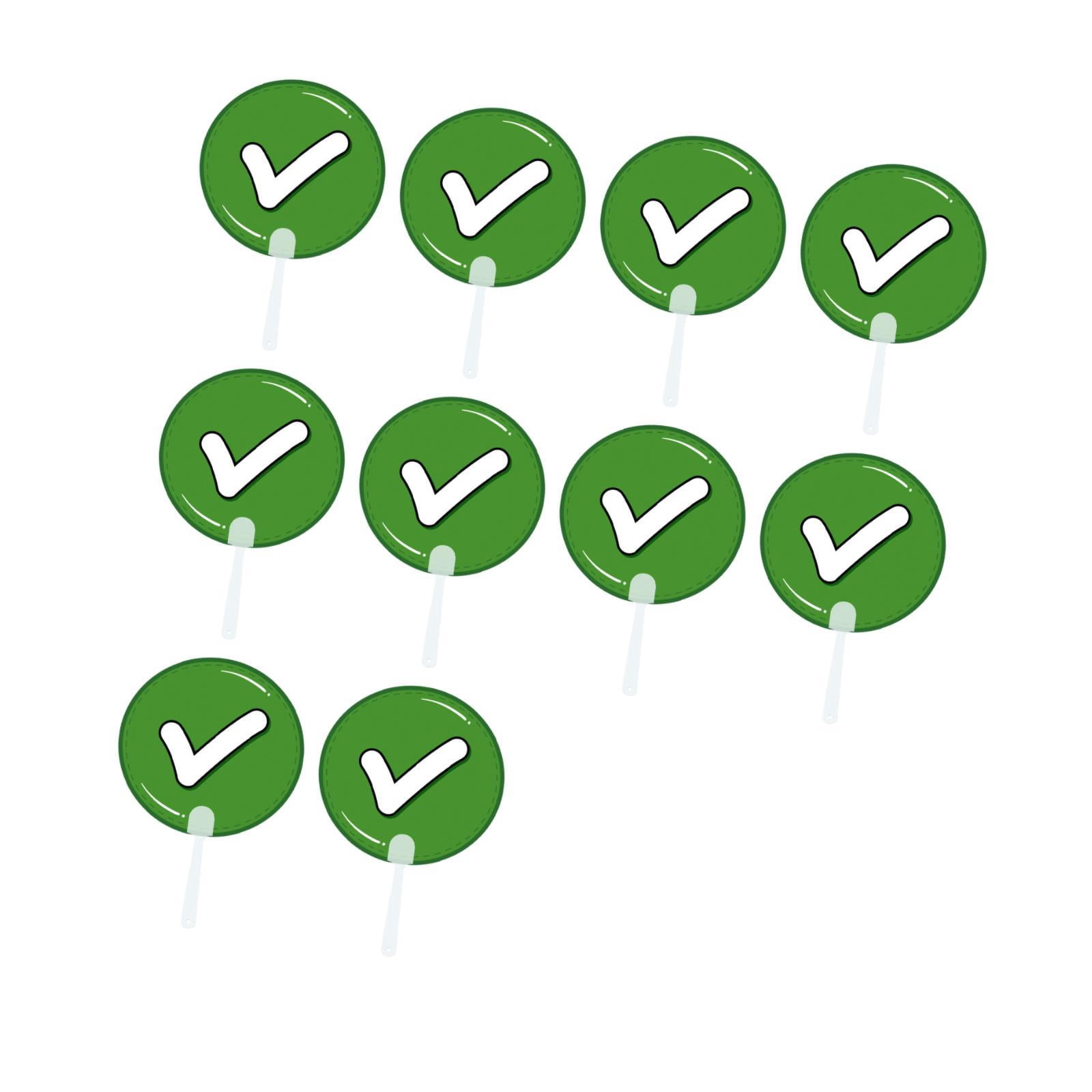 S SERENABLE Classroom Voting Paddles Portable Score Cards for ...