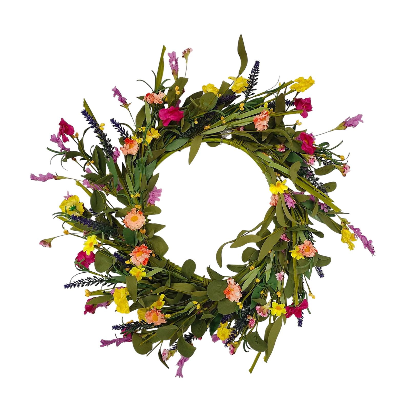 S SERENABLE Crown of Artificial Flowers Garland for Garland Decor Decor ...