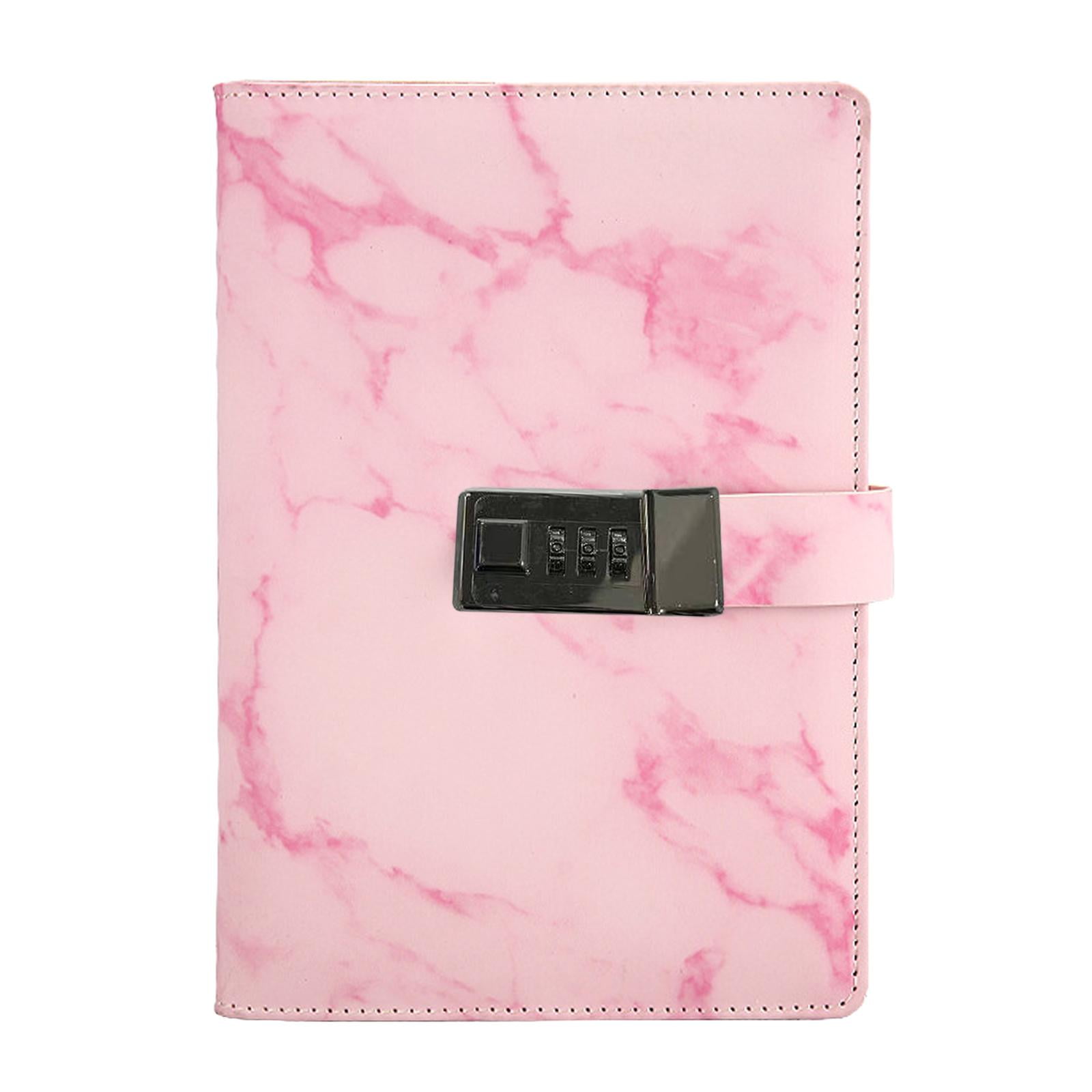 S SERENABLE Diary with Lock Locked Diary A5 3 Digital Combination Lock ...