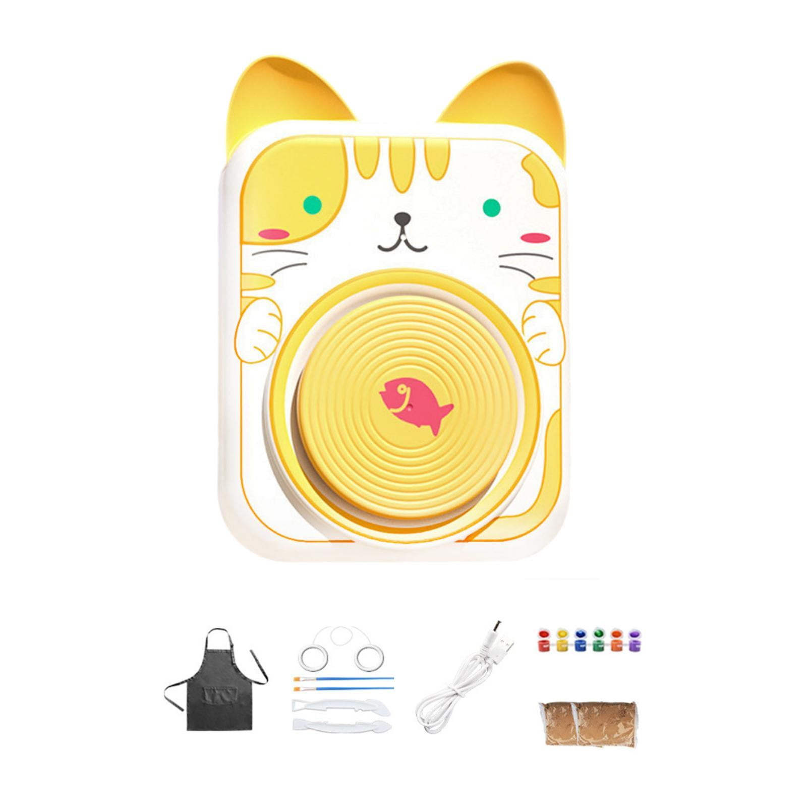 S SERENABLE Electric Pottery Wheel Set for Kids Porcelain Machine ,DIY ...