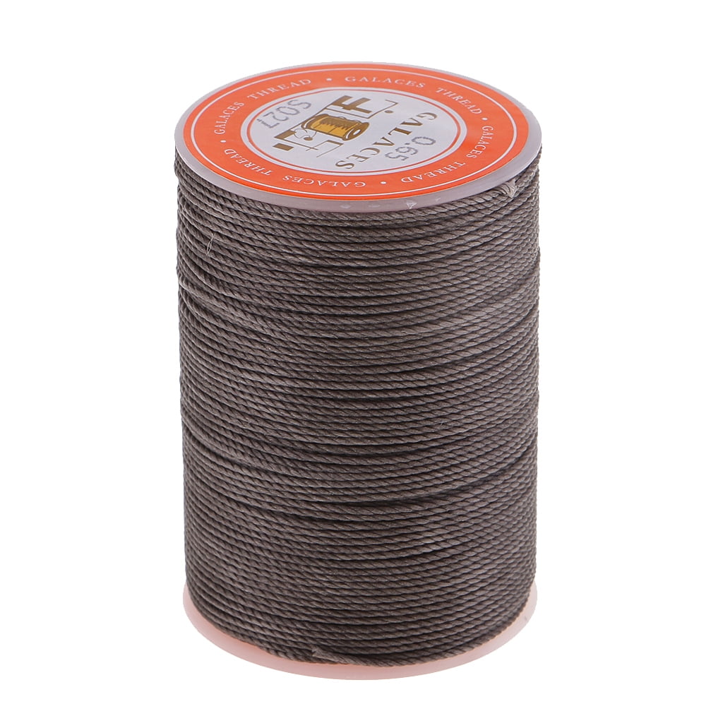 S SERENABLE Flat Waxed Thread for Leather Sewing, 93 Yards 0.65mm ...