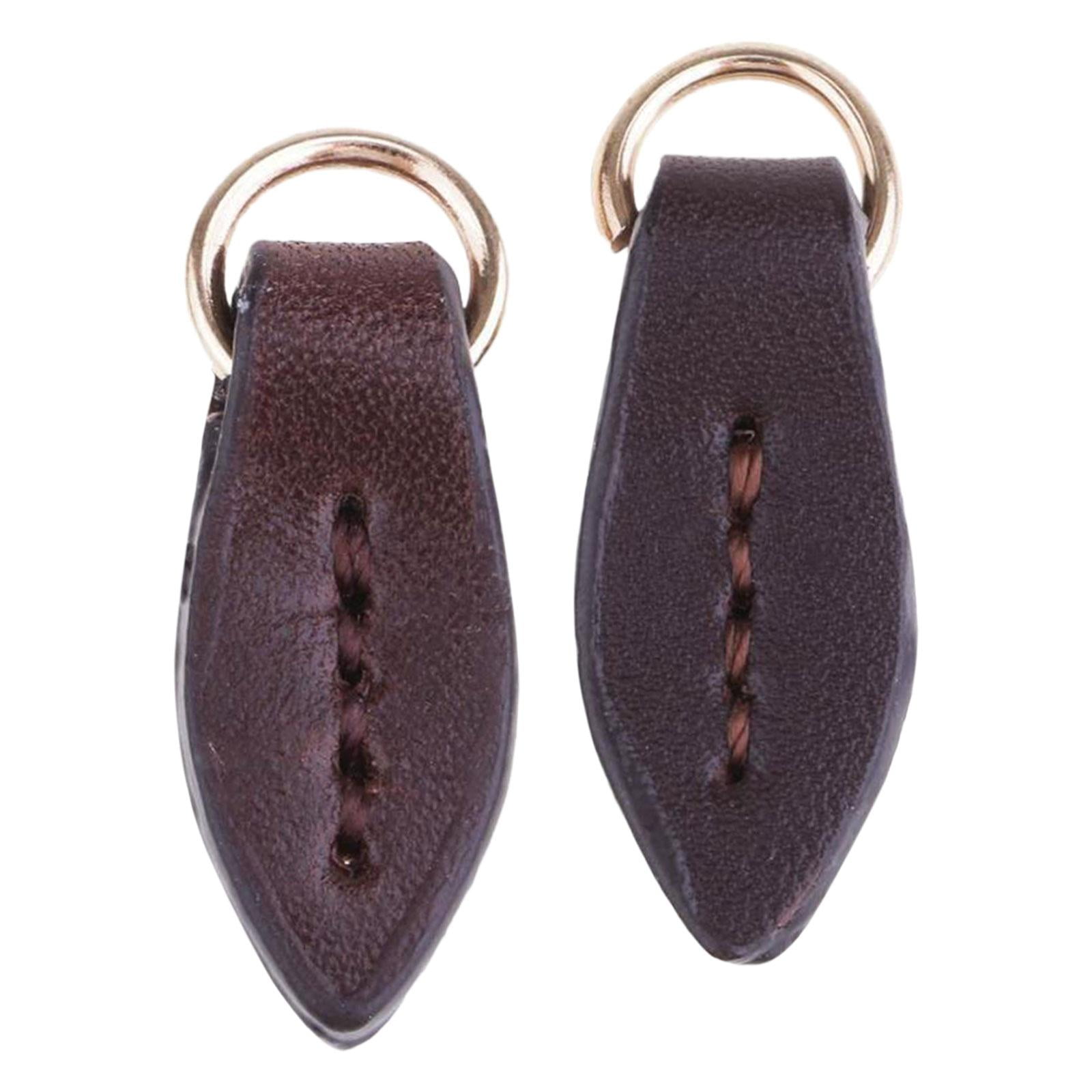 S SERENABLE Leaf Shape Zipper Pull Tabs Zip Pullers Durable Zipper ...