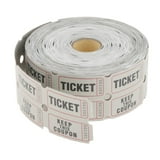 S SERENABLE Raffle Tickets Folding Game Tickets Venue Lottery Tickets Roll Queue Number Tickets ...