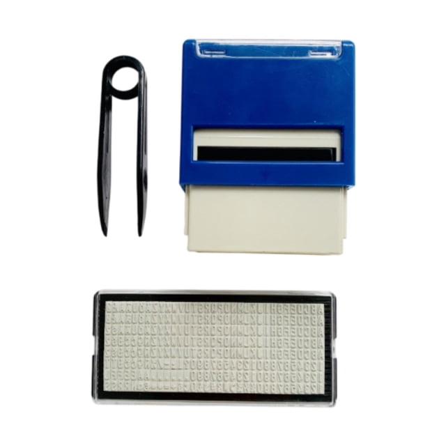 S SERENABLE Self Inking Stamp Set Printing Stamp Alphabet Multipurpose ...
