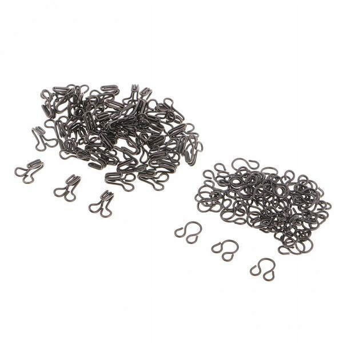 S SERENABLE Set of 3 X 100 Metal Sewing Hooks And Eyelet Fasteners for ...