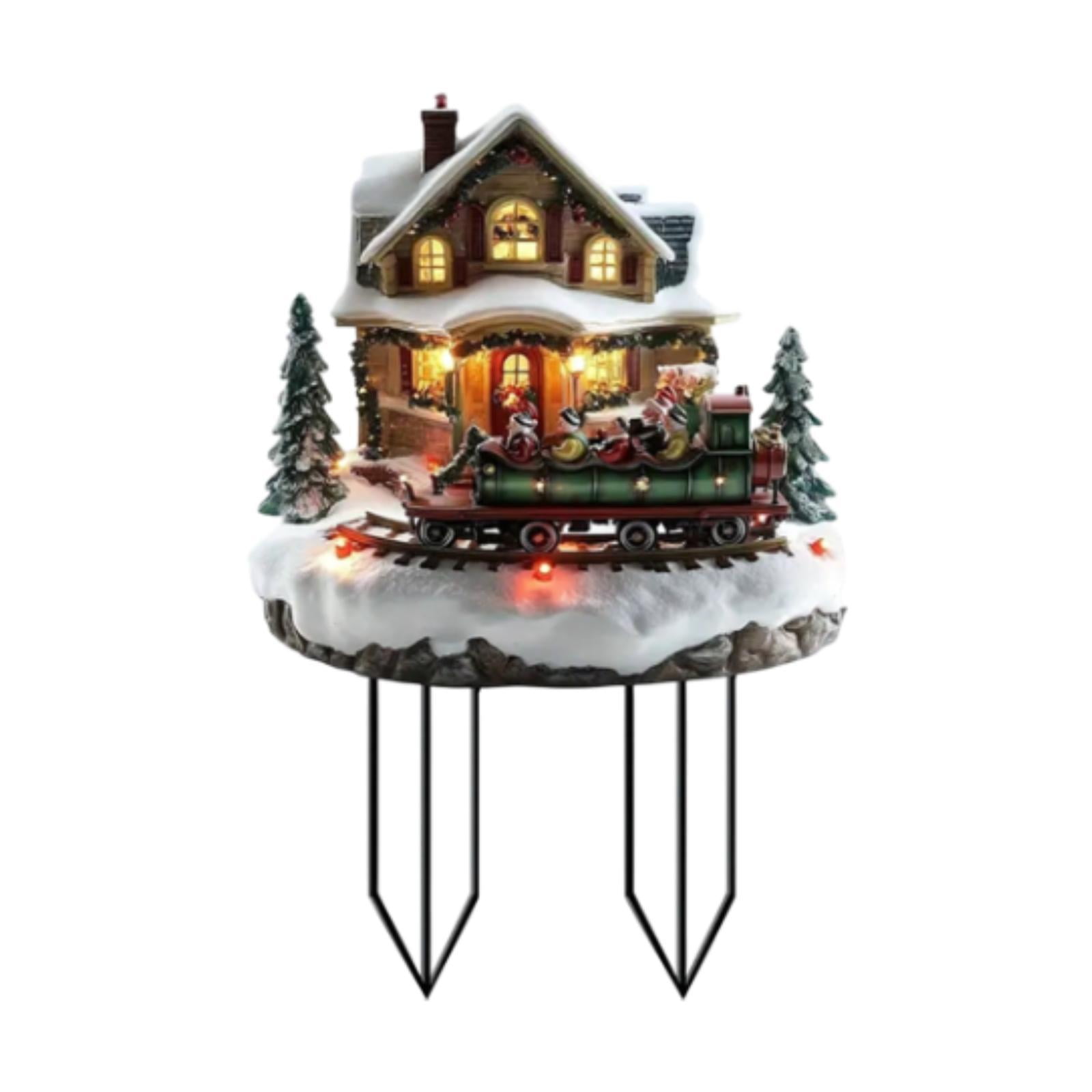 S SERENABLE Stake Decoration Decorative Planter Pot Stake Acrylic Yard ...