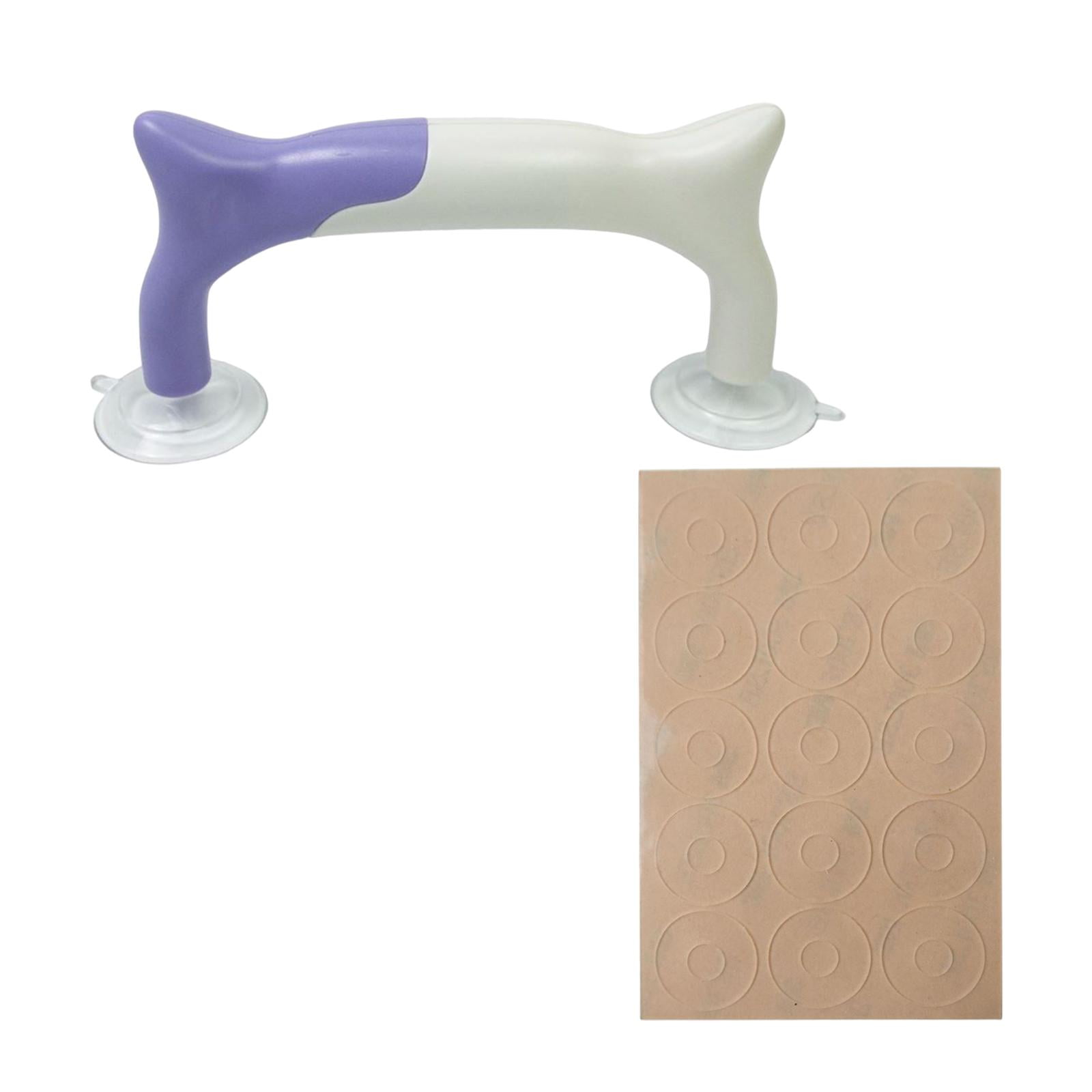 S SERENABLE Suction Cups Ruler Handle Patchwork Ruler Gripper ...