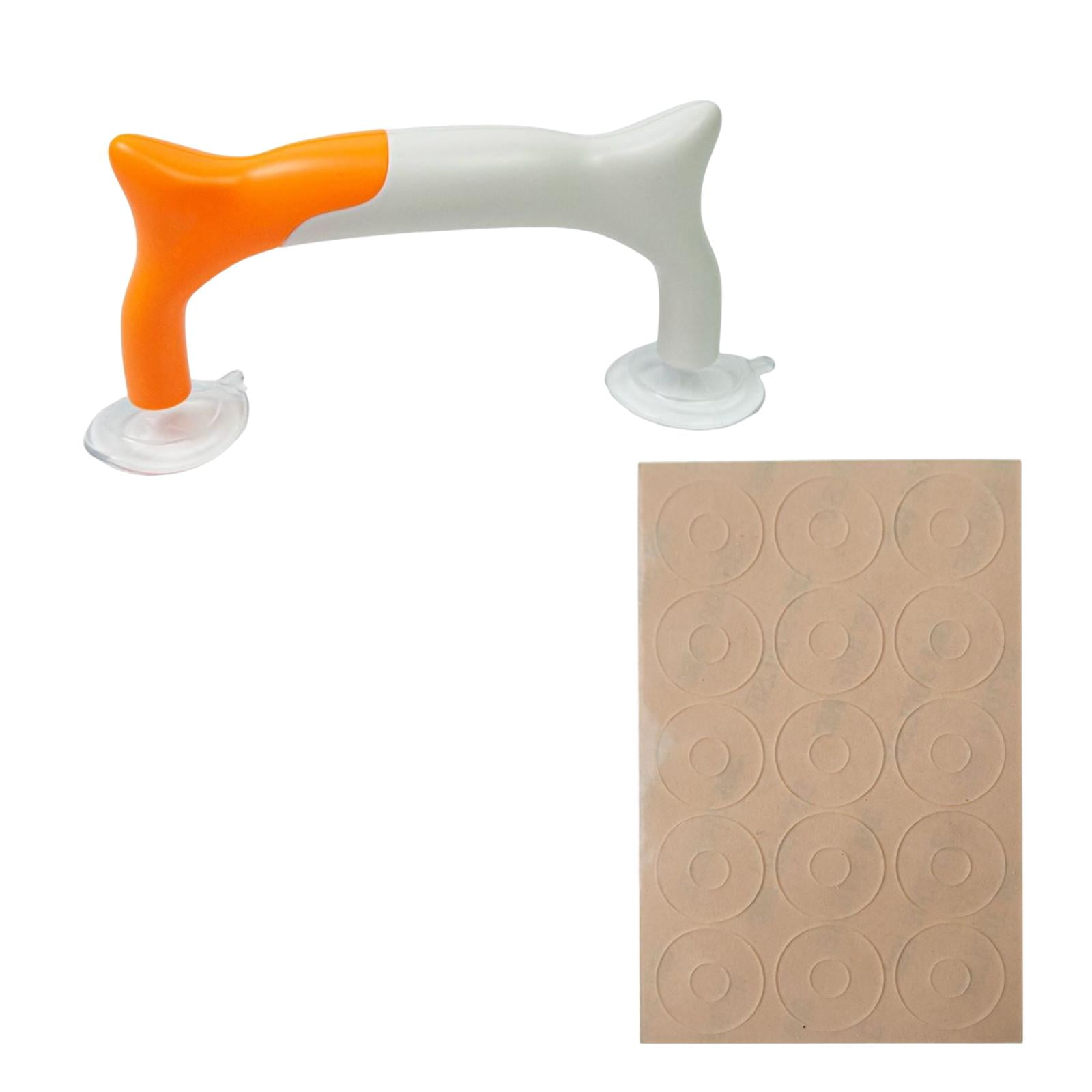 S SERENABLE Suction Cups Ruler Handle Patchwork Ruler Gripper ...