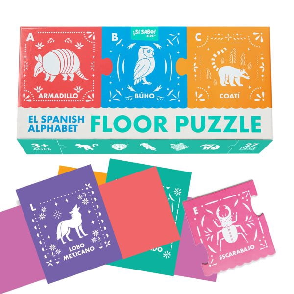 El Spanish Alphabet Jumbo Floor Puzzle - Walmart.com