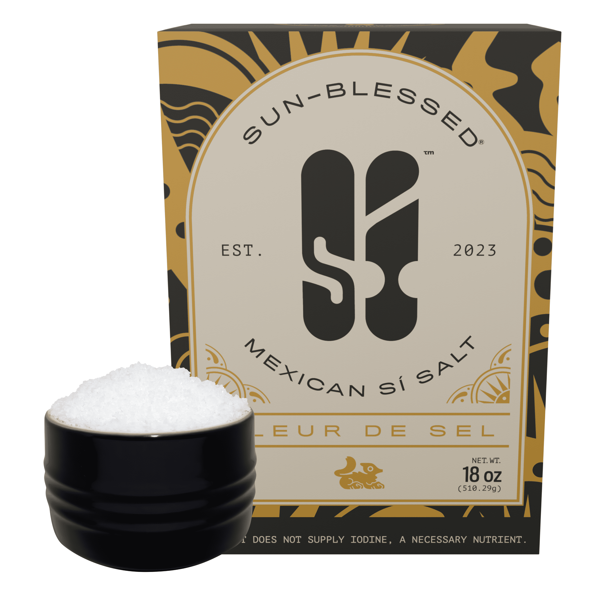 Sí Salt | Colima Fleur de Sel | Mexican Finishing Salt (18 Oz, Fleur de ...