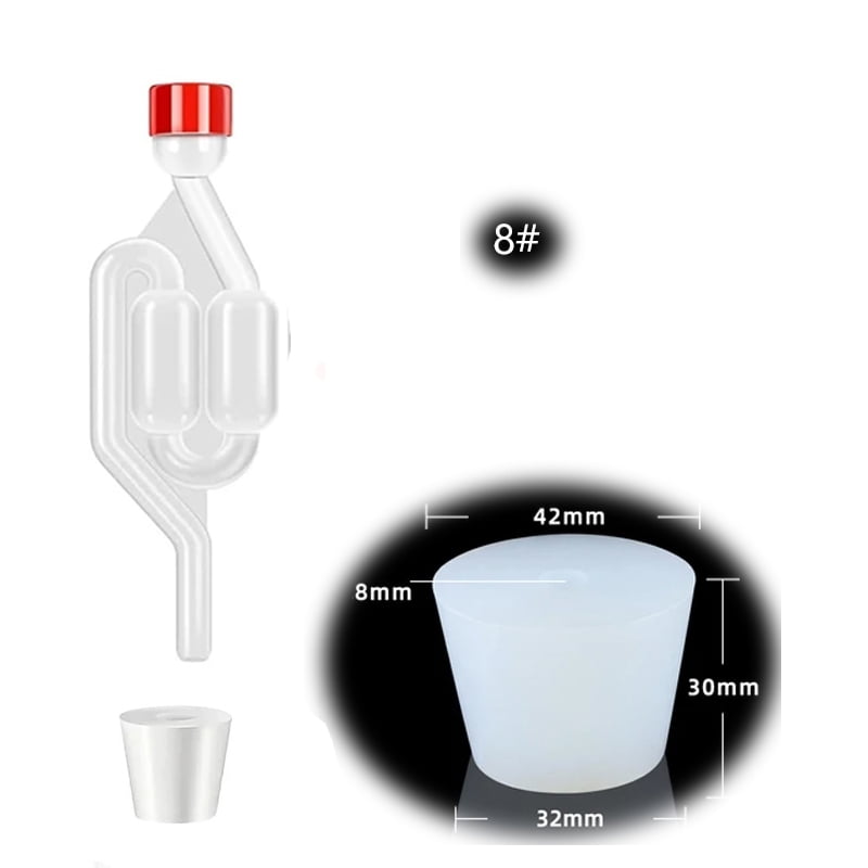 S-Shape Airlocks ,Homebrew Bubble Airlock Carboys Stopper & Fermenter ...
