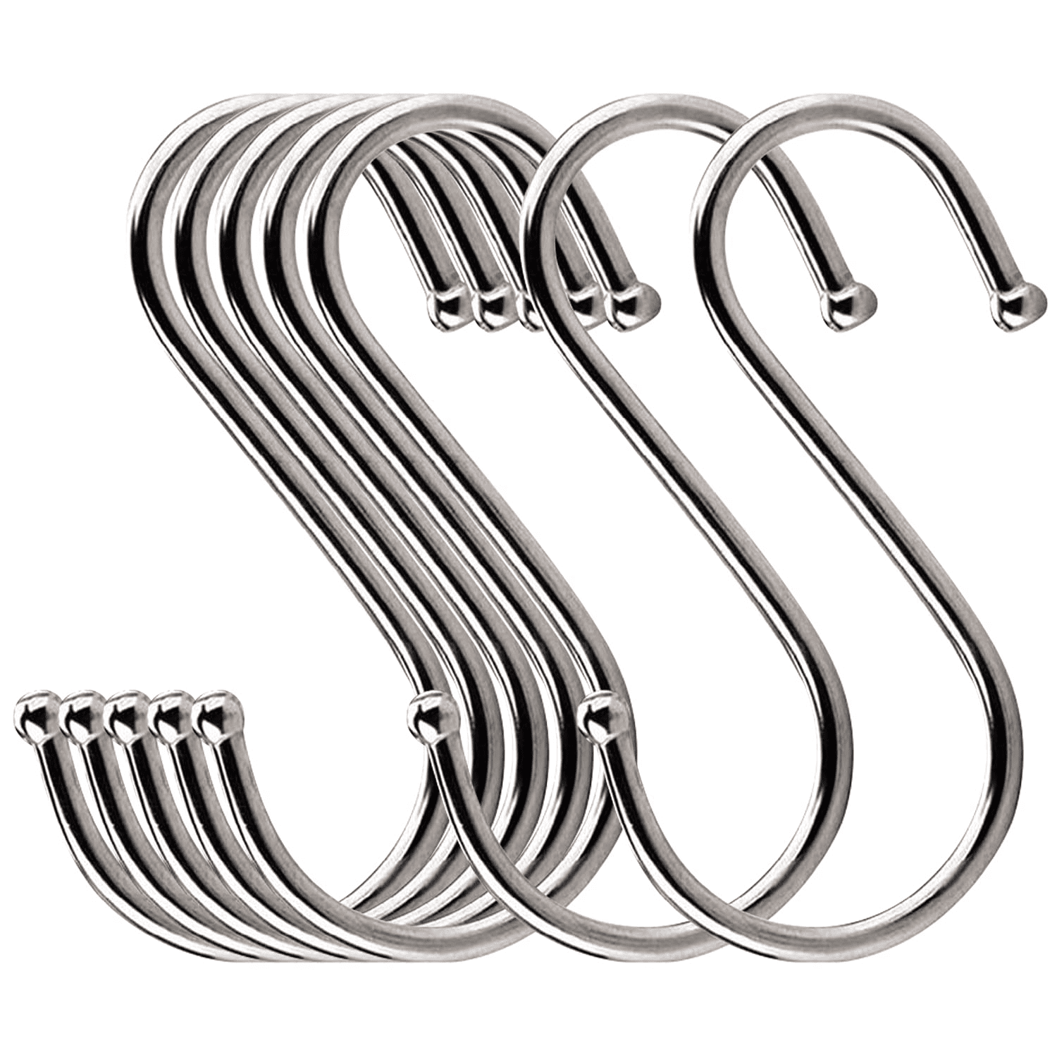 COCINER S Shape Extra Large Heavy-Duty Stainless Steel Hanging Hooks ...