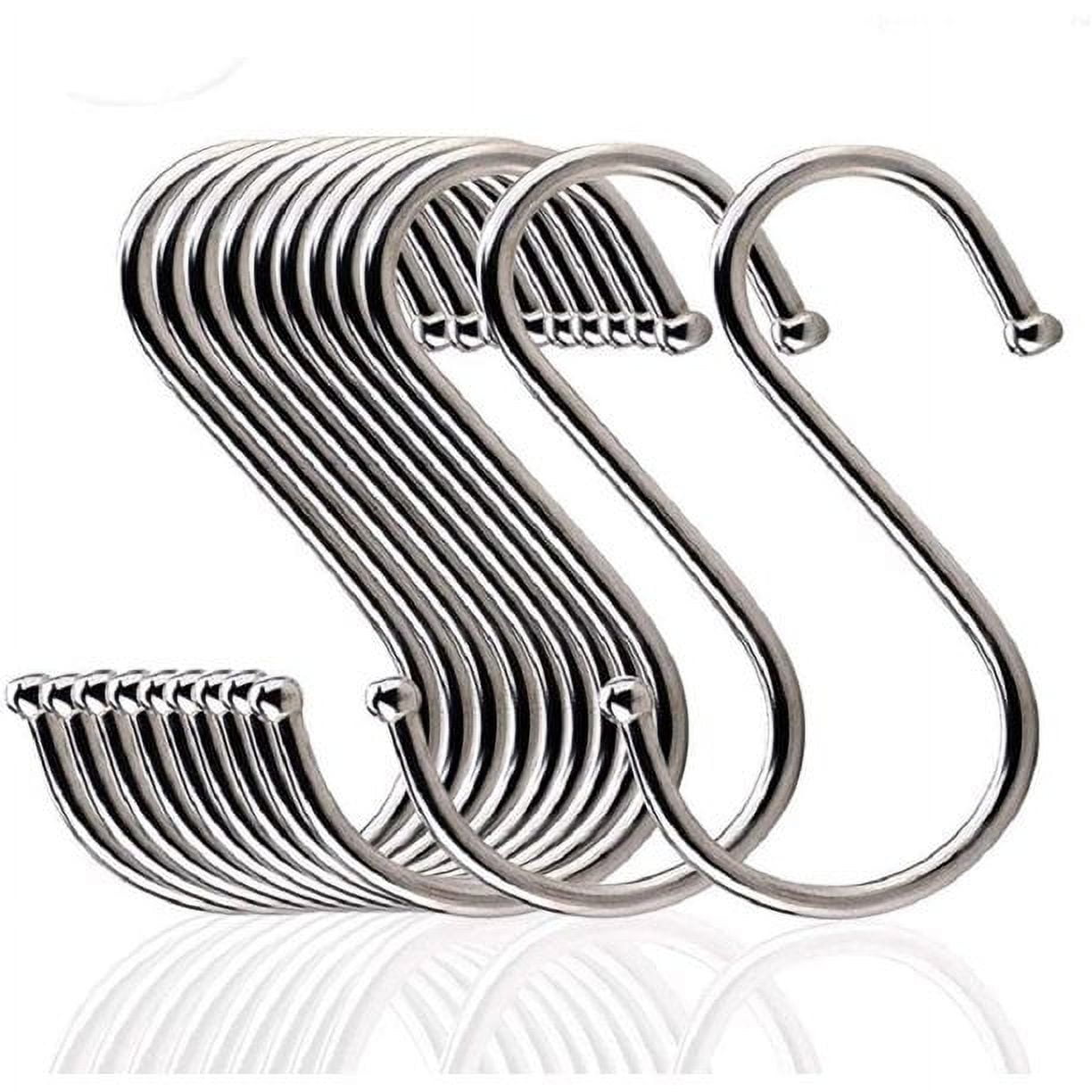 S Shaped Metal Hooks Clip, S Shaped Hooks Stainless Steel Metal Hangers ...