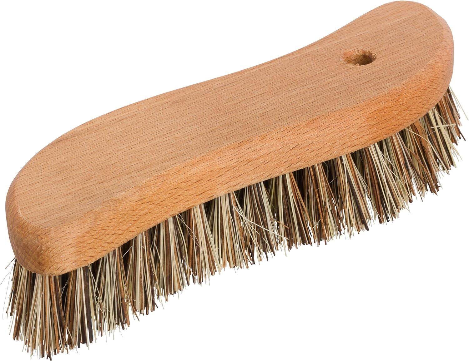S-Shaped Union Fiber Scrub Brush with Oiled Beechwood Handle, 8-1/4 ...