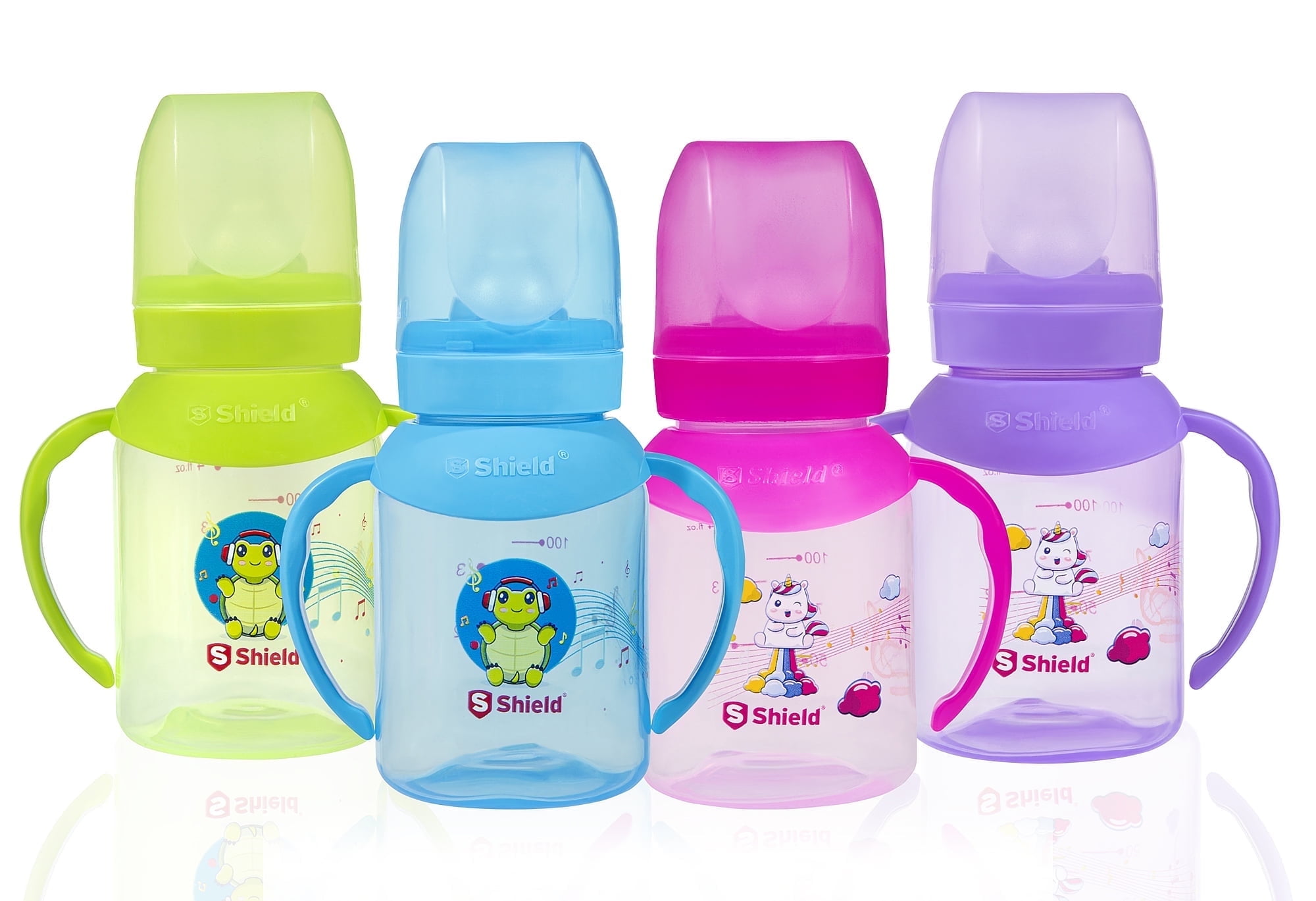 S Shield Baby Deluxe Feeder with Handle, BPA-Free/Polypropylene ...