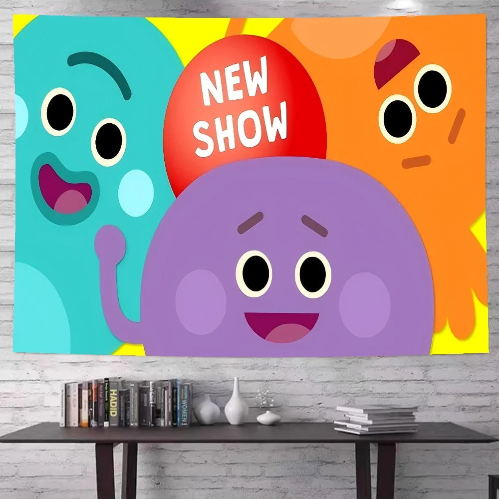 S-Super S-Simple Songs Cartoon Theme Party Backdrop Vinyl Photography ...