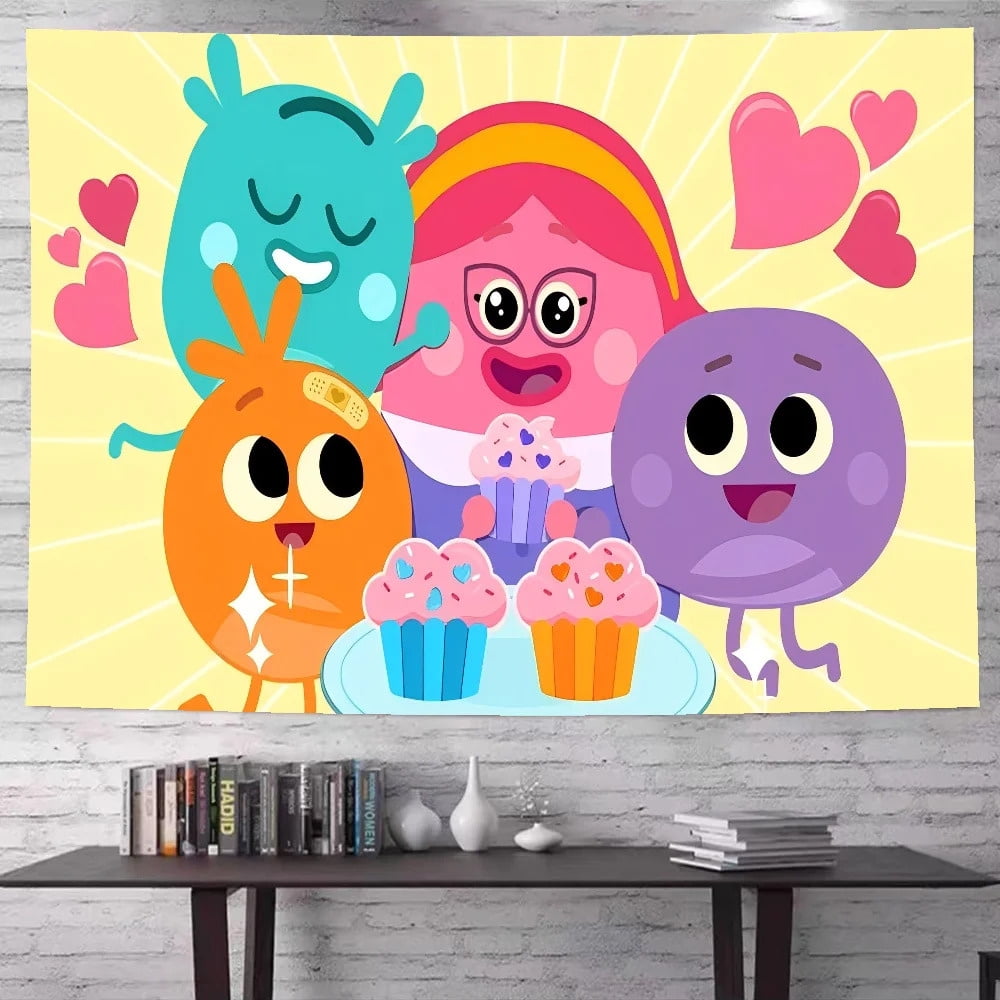 S-Super S-Simple Songs Cartoon Theme Party Backdrop Vinyl Photography ...
