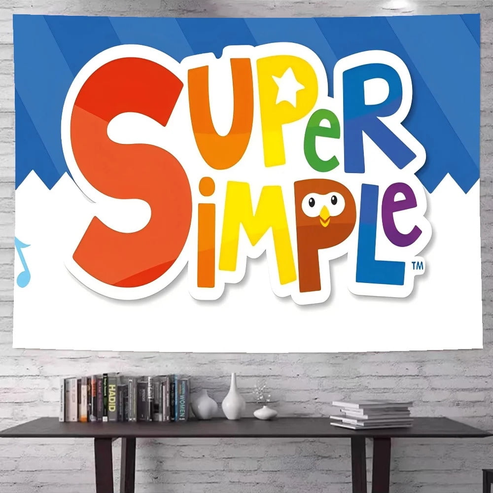 S-Super S-Simple Songs Cartoon Theme Party Backdrop Vinyl Photography ...