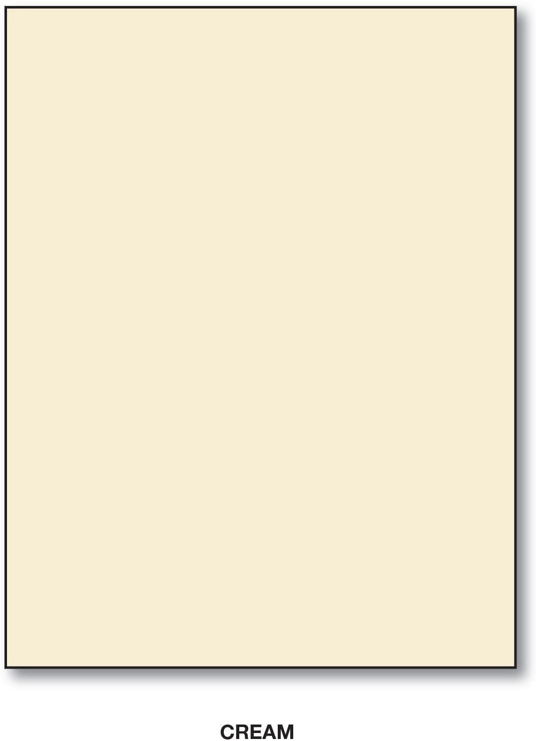 S Superfine Printing Color Card Stock 65lb. Cover Size 8 1/2" X 5 1/2 ...