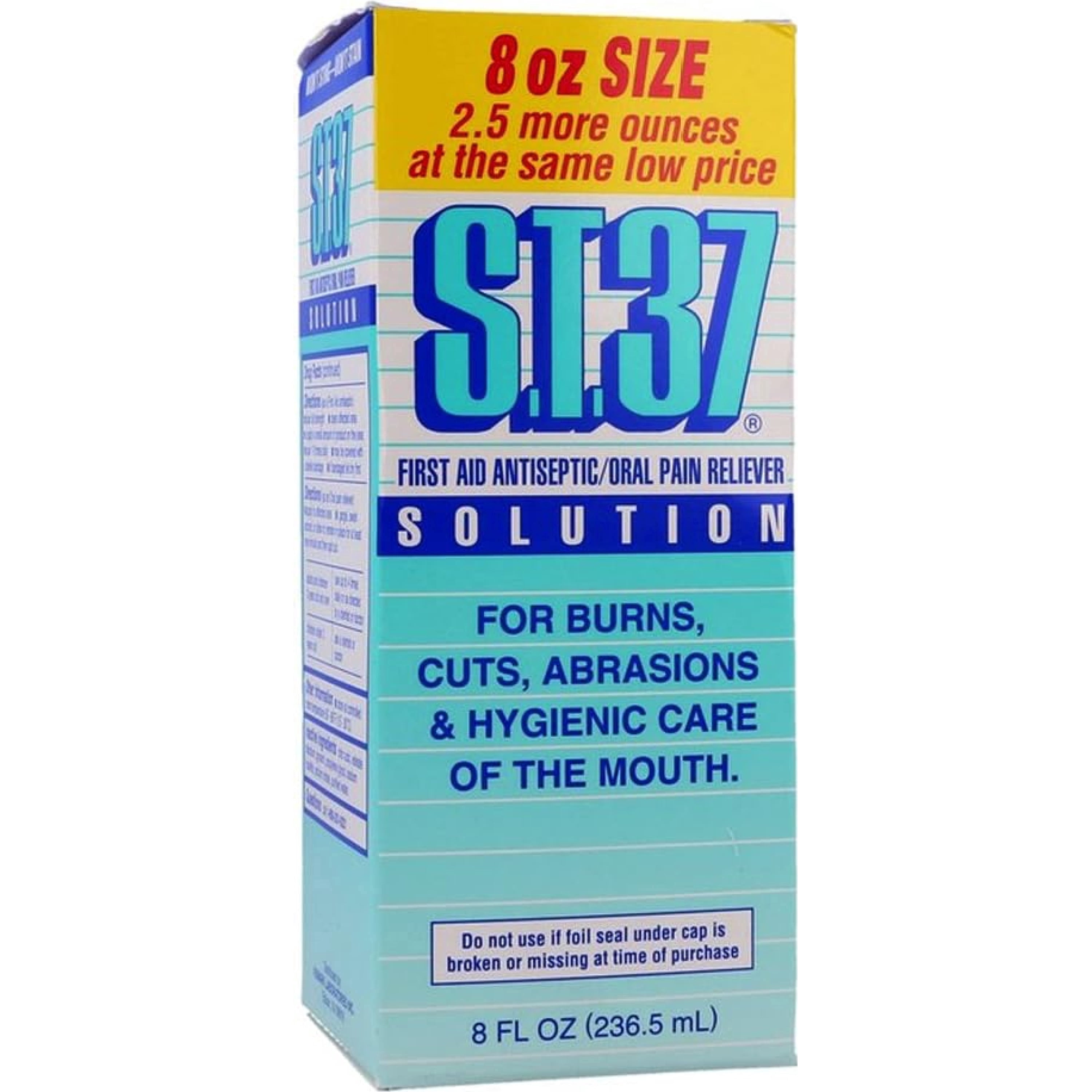 S.T. 37 First Aid & Oral Relief Liquid Solution, 8 fl. oz. (236.5 ml ...