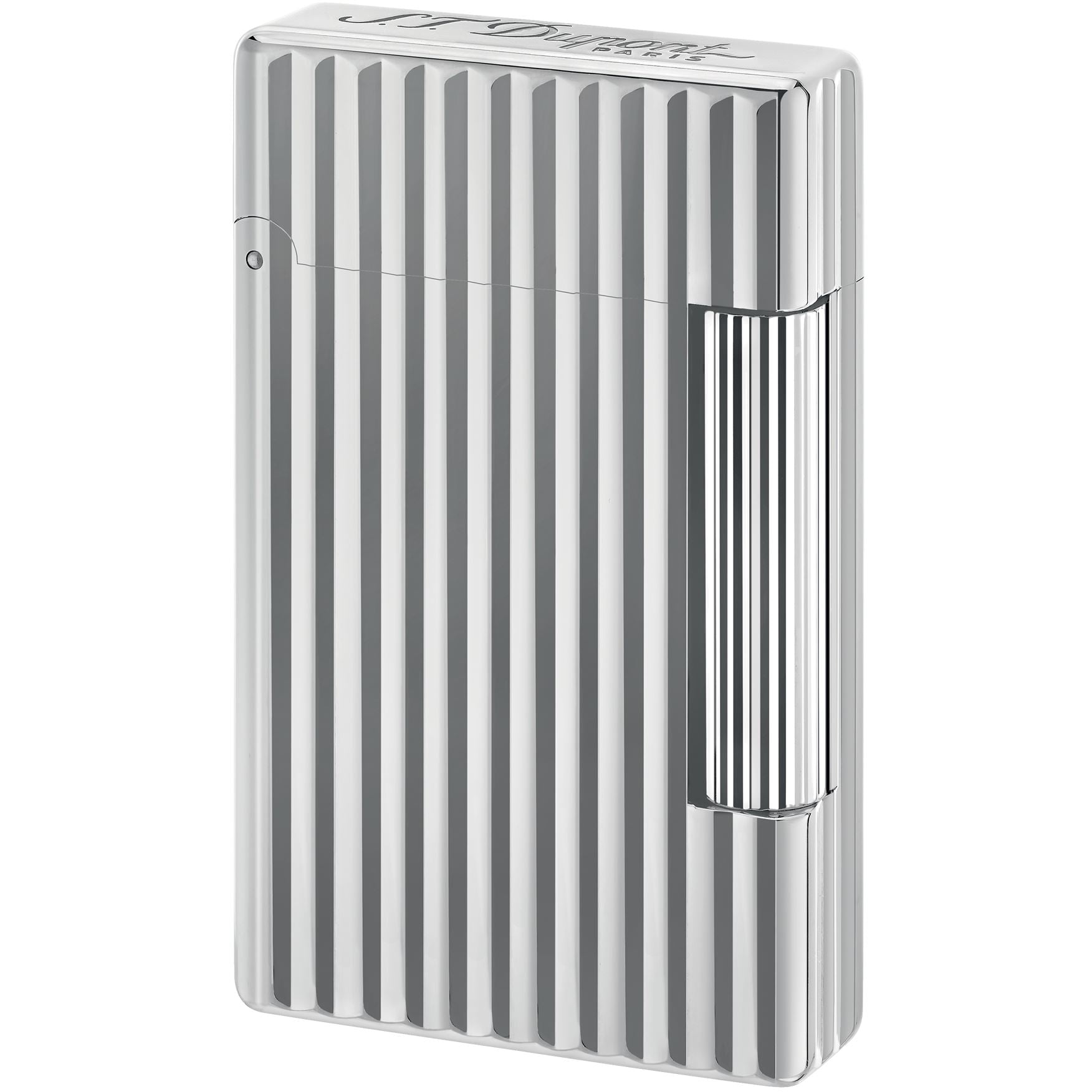S.T. Dupont "Initial" Line White Bronze Finish Flint Lighter Silver ...