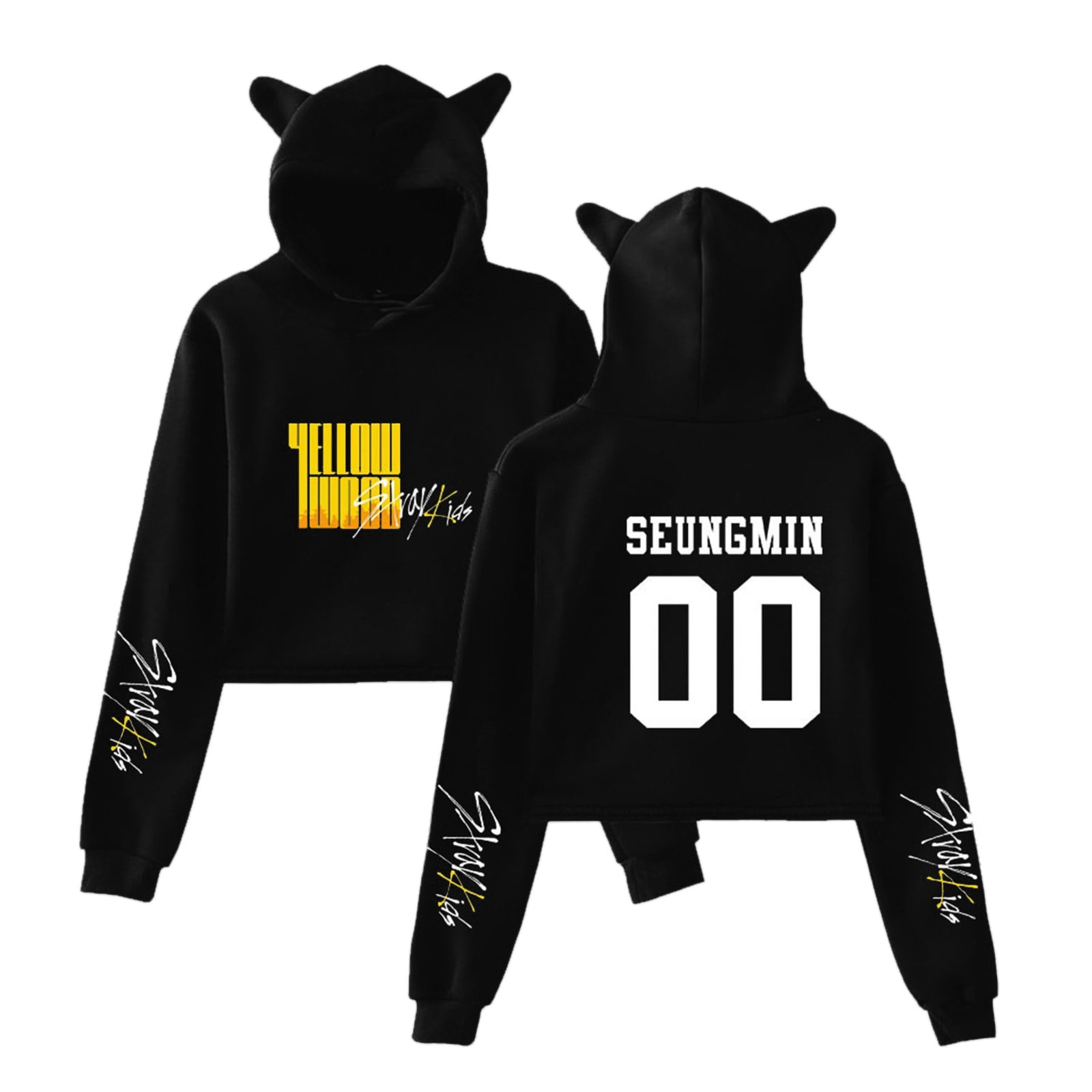 S-T-R-A-Y KID-S han A-C-E-F-AST IN-C S-K-Z Hoodie Fe-lix H+yunjin Ji-sung Woo-jin Chang-bin Bang ...