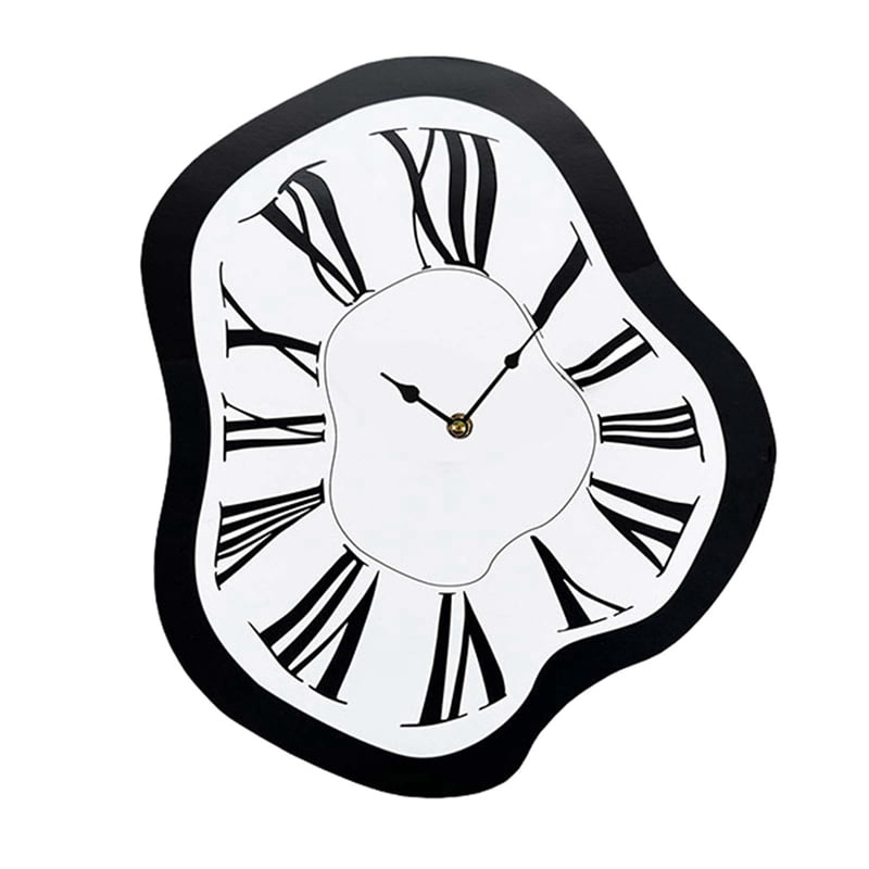 'S Twisted Clock, INS Style Wall Clock, Silent Wall Clock, Simple Clock ...