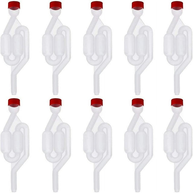 S Type Airlock Twin Bubble, Improved Cap Easy On & OFF for Safe ...