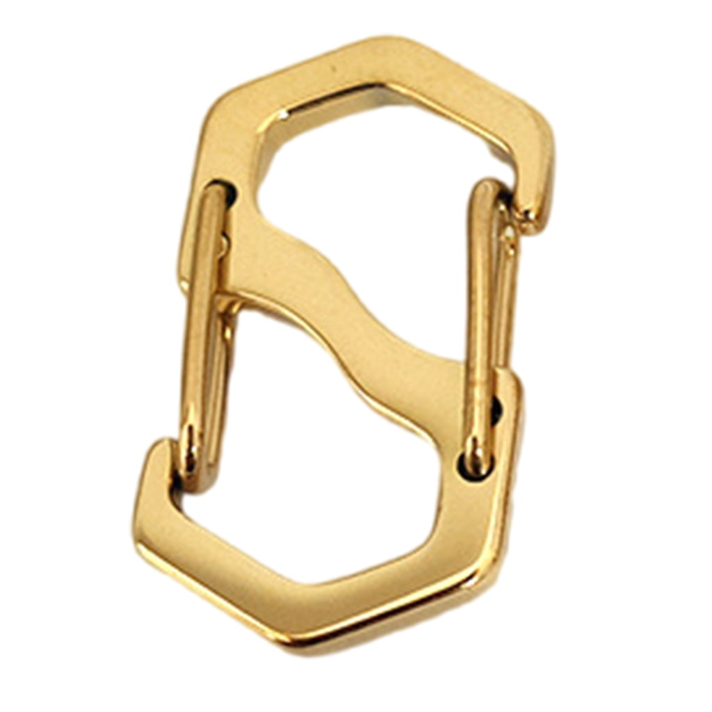 S Type Spring Snap Hook Clip Keychain Clip Carabiner Keychain Belt Key ...