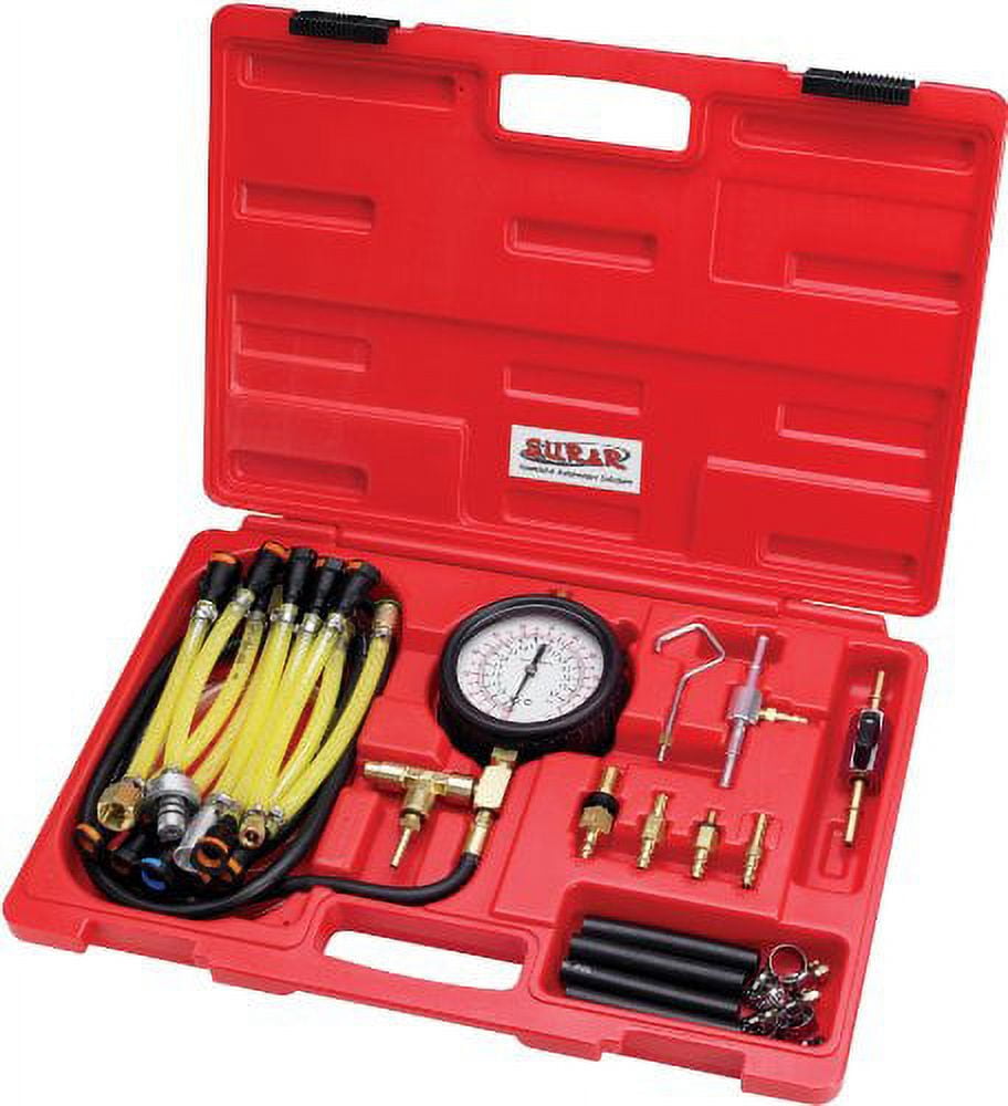 S.U.R. & R. FPT22 Deluxe Fuel Injection Pressure Tester Kit - 30 Piece ...