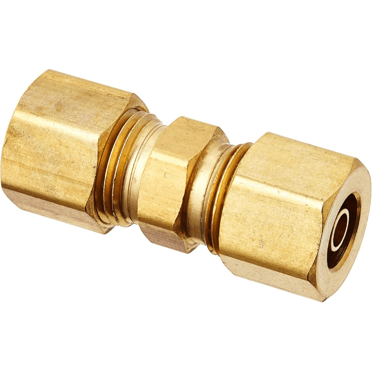 S.U.R.&R. K050 5/16 Inch Nylon to Steel Compression Union - 2 Pack ...