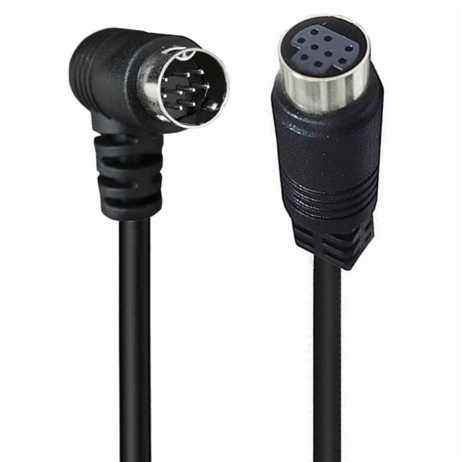 S Video 9Pin Cable Wire Male to Female mini DIN 9pins S-video Line For ...