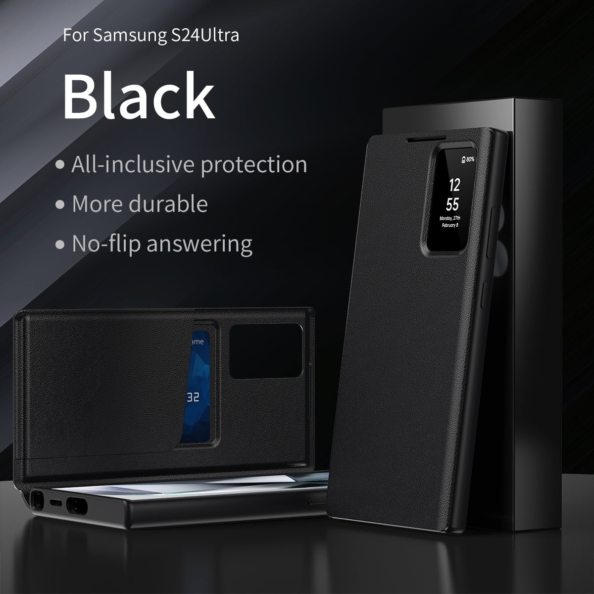 S-View flip smart display Galaxy for original for Samsung Galaxy S25 ...